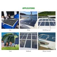 China OEM Portable Mobile 100W Flexible Solar Panels For Hiking CE CB TUV Certificated for sale