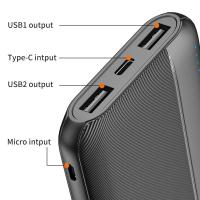 China Portable Mobile Ultra Slim Power Bank 10000mah 20000mah Li Polymer Battery for sale