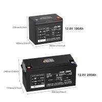 China 12v 24v 100ah 120ah 200ah 300ah Lifepo4 Bluetooth Iron Phosphate Battery Batterie 100 Kwh Lithium Pack With Bluetooth for sale