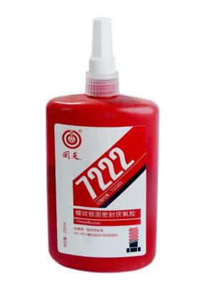 China 7222 Medium Strength Thixotropic Anaerobic Blue Thread Locker Replacing Loct. 222 for sale