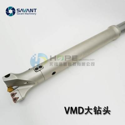 China SAVANTec MDD Deep Hole Drill 45-200mm Indexable Carbide Large Hole Drill with Centering Guide for sale