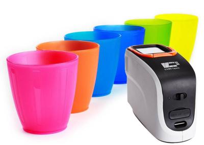 China Paint Sphere Portable Color Spectrophotometer Dual Light Path Sensor Array for sale