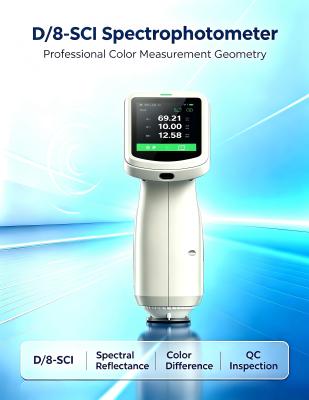 China CHNSpec DS-173 D/8-SCI Portable Spectrophotometer Switchable UV Light Source Color Difference Meter for Plastic Coating Textile QC for sale