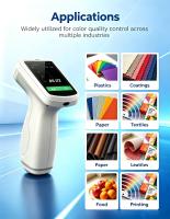 China CHNSpec DS-173 D/8-SCI Portable Spectrophotometer Switchable UV Light Source Color Difference Meter for Plastic Coating Textile QC for sale