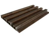 China 160mm Interior WPC Fluted Louver Wall Panel Sunproof Fade Resistance for sale