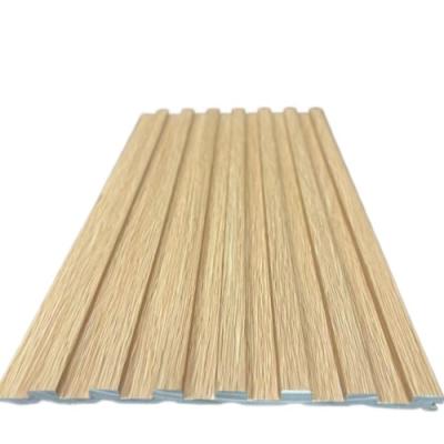 China Timber Texture Ultra Matte Interior Fluted Louver WPC Panels For Interior Walls for sale