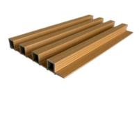 China 160mm Interior WPC Fluted Louver Wall Panel Sunproof Fade Resistance for sale