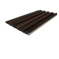 China Zero Gap Seamless Interior Fluted WPC Wall Panels Cladding Louver WPC Wall Panel for sale