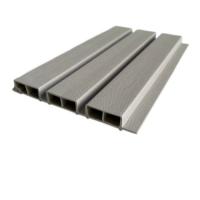China Eco Shielded Anti Scratch Interior WPC Louver Wall Panel 195*14mm for sale