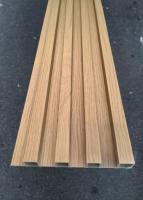 China Zero Gap Seamless Interior Fluted WPC Wall Panels Cladding Louver WPC Wall Panel for sale