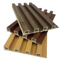 China High Flex Interior WPC Fluted Wall Panel160mm WPC Louver Panel for sale