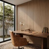 China Waterproof Interior WPC Wall Panel Fire Retardant B1 For Commercial Residential Spaces for sale