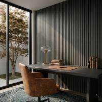China 24mm WPC Indoor Wall Panel Fireproof Wood Plastic Composite Wall Panel for sale