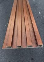 China Glossy 24mm Interior WPC Wall Panel Flame Retardant Anti Warp for sale
