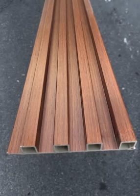 China Glossy 24mm Interior WPC Wall Panel Flame Retardant Anti Warp for sale