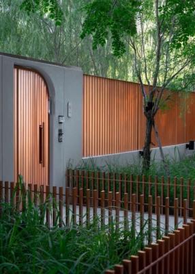 China 177*13mm Exterior WPC Wall Panel Weather Shielded Vibrant Co Extrusion for sale