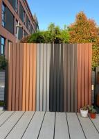China Eco Friendly Wood Textured Outdoor WPC Wall Panel 219*26mm First Gen for sale