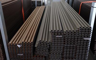 China Outdoor WPC Wall Wood Plastic Composite Panel Matte Finished 219*26mm for sale