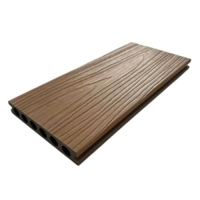 China Deep Embossing WPC Decking Panel Co Extruded 140*25mm for sale