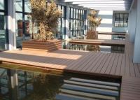 China 137*23mm Solid Co Extruded WPC Composite Decking Heavy Duty Scratch Resistant for sale