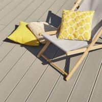 China Recyclable Co Extruded WPC Deck Panel 140*25mm Chemical Free for sale