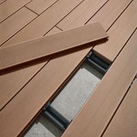 China Anti Slip Composite WPC Decking Lightweight 140*23mm Fireproof for sale