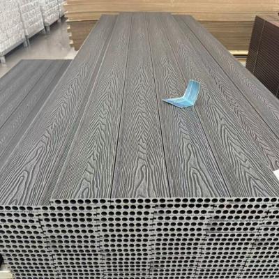 China Anti Slip Composite WPC Decking Lightweight 140*23mm Fireproof for sale