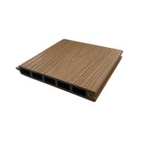 China Multi Tier Louvered Layered WPC Shutter Fence Outdoor 150mm for sale