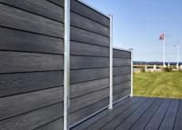 China 160x20mm Outdoor WPC Fence Waterproof Wood Plastic Composite Fence for sale