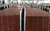 China 160mm Outdoor WPC Slatted Fence Panel Water Resistance for sale
