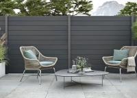 China 160x20mm WPC Fence Wood Plastic Anti Peeping Shatter Resistant Co Extrusion for sale