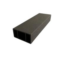 China 150x50mm Eco Friendly WPC Tube Composite Cladding Lamianted Surface Treatment for sale