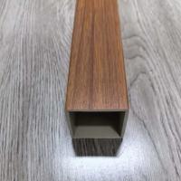 China Paint Free Finish WPC Tube Waterproof Architectural Wood Plastic Composite Pipe for sale