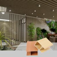 China Lightweight PVC Tube Timber Ceiling Waterproof Eco Friendly for sale