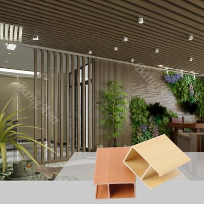 China Lightweight PVC Tube Timber Ceiling Waterproof Eco Friendly for sale