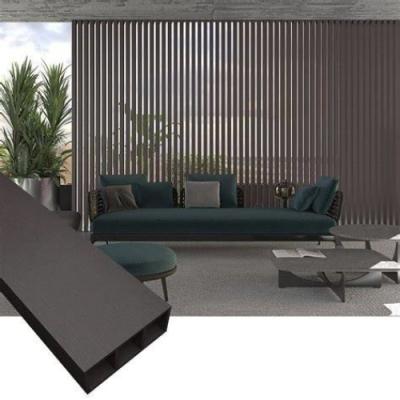 China 150x50mm Eco Friendly WPC Tube Composite Cladding Lamianted Surface Treatment for sale