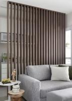 China Anti Warping PVC Tube Indoor Batten With Low Maintenance Cost for sale