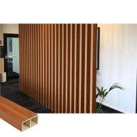China 100mm Interior WPC Tube Anti Warp WPC Interlocking Louvers for sale