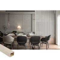China Paint Free Finish WPC Tube Waterproof Architectural Wood Plastic Composite Pipe for sale