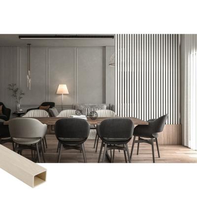 China Paint Free Finish WPC Tube Waterproof Architectural Wood Plastic Composite Pipe for sale