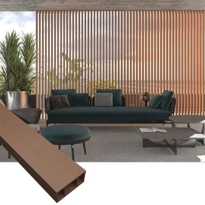 China Waterproof WPC Tube Fencing Batten With Anti Rot Guarantee for sale