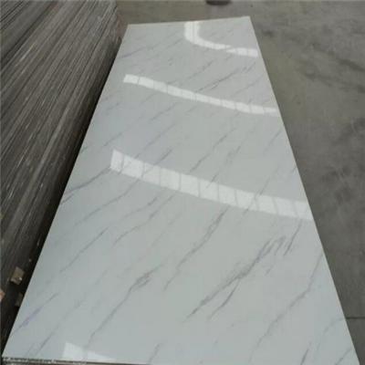 China Lightweight Fluted PVC Marble Sheets 2.0 - 3.0mm Thickness High Loadability for sale