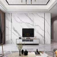 China Mirror High Gloss PVC Marble Wall Panel Sheets 2.0mm - 3.2mm Thickness Lightweight for sale