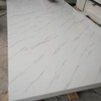 China Fire Retardant Class A PVC Marble Panel Sheet Waterproof 1220mmx2400mm for sale