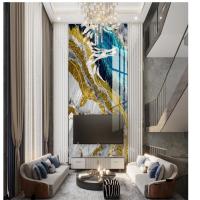 China Impact Resistant Flex PVC Marble Sheets 1220x2400mm PVC Marble Panel for sale