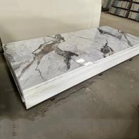 China Impact Resistant Flex PVC Marble Sheets 1220x2400mm PVC Marble Panel for sale