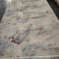 China Eco Friendly Interior PVC Marble Sheets Zero Formaldehyde for sale