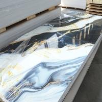 China Eco Friendly Interior PVC Marble Sheets Zero Formaldehyde for sale