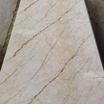 China Waterproof PVC Marble Sheet High Impact Resistance Polyvinyl Chloride Marble Panel for sale