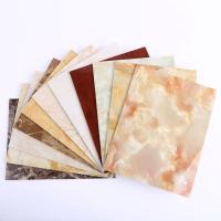 China High Gloss PVC Marble Sheets Waterproof Recyclable Eco Friendly for sale